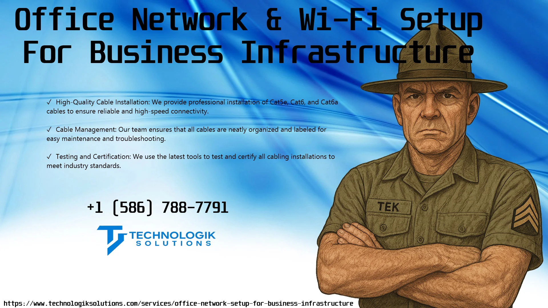 Office Network & Wi-Fi Setup For Business Infrastructure | Technologik Solutions